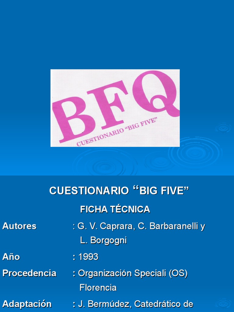 Big Five | PDF