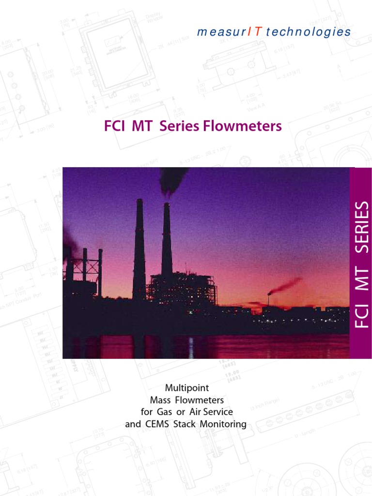 MeasurIT FCI MT Series 0908 | PDF | Flow Measurement | Sensor