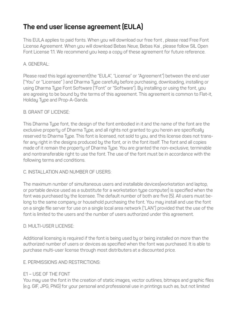 Bebas Neue - SIL Open Font License 1.1 | PDF | License | Copyright ...