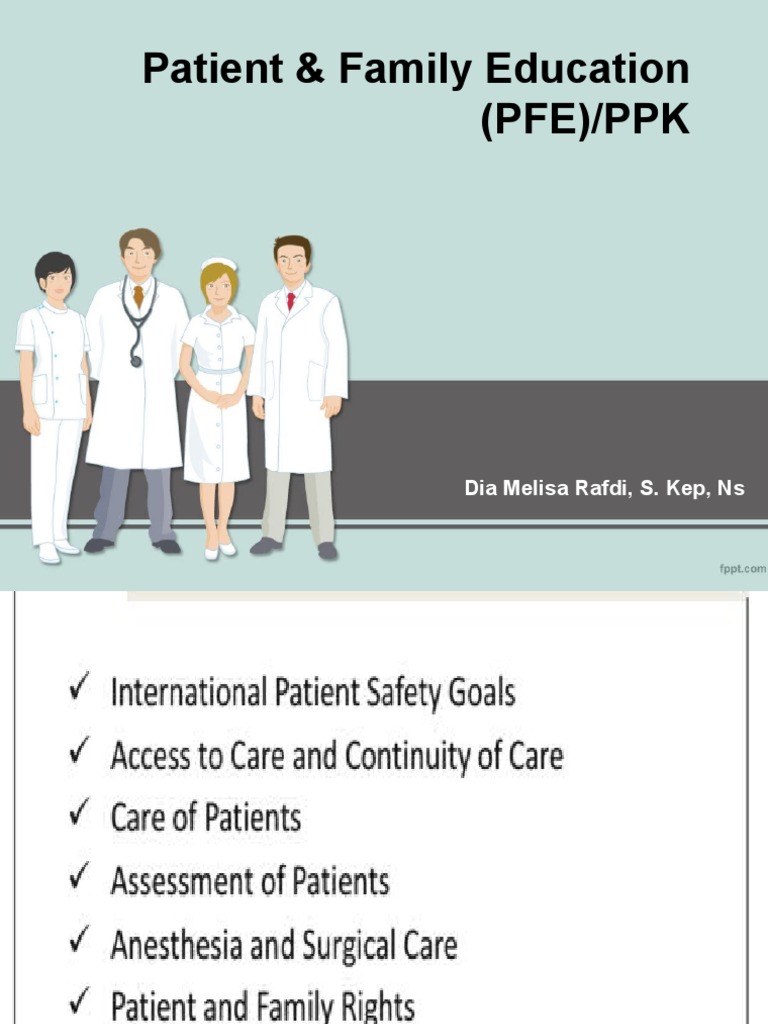 Patient & Family Education Overview | PDF | Wellness | Self-Improvement