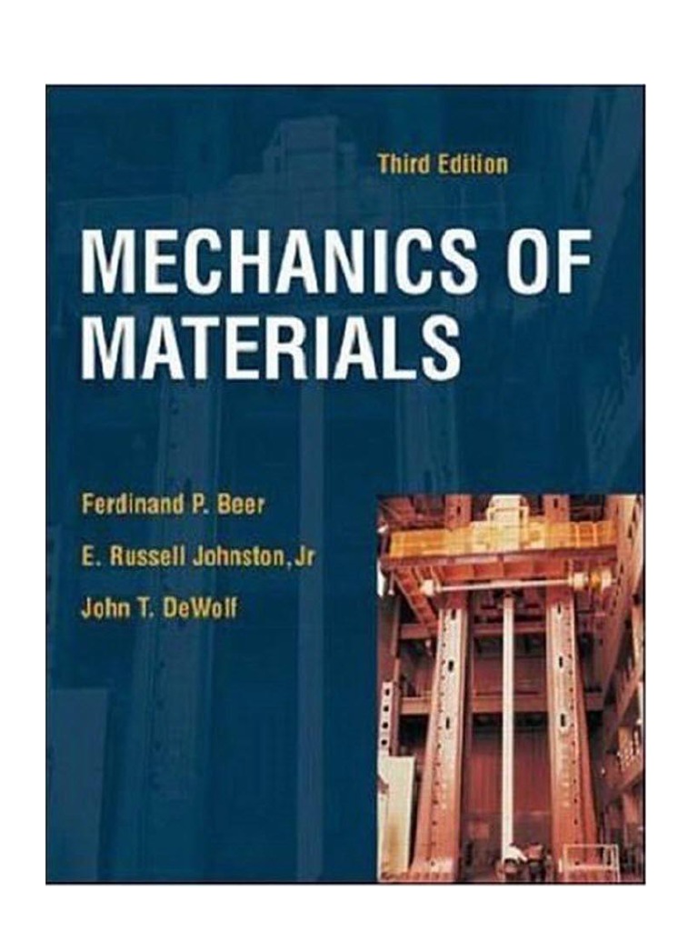 Solutions Mechanics of Materials 3rd Edition by Ferdinand P Beer | PDF