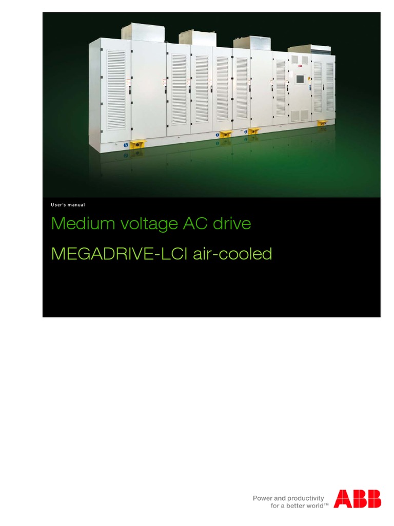 Medium Voltage AC Drive MEGADRIVE-LCI Air-Cooled | PDF | Power Inverter | Rectifier