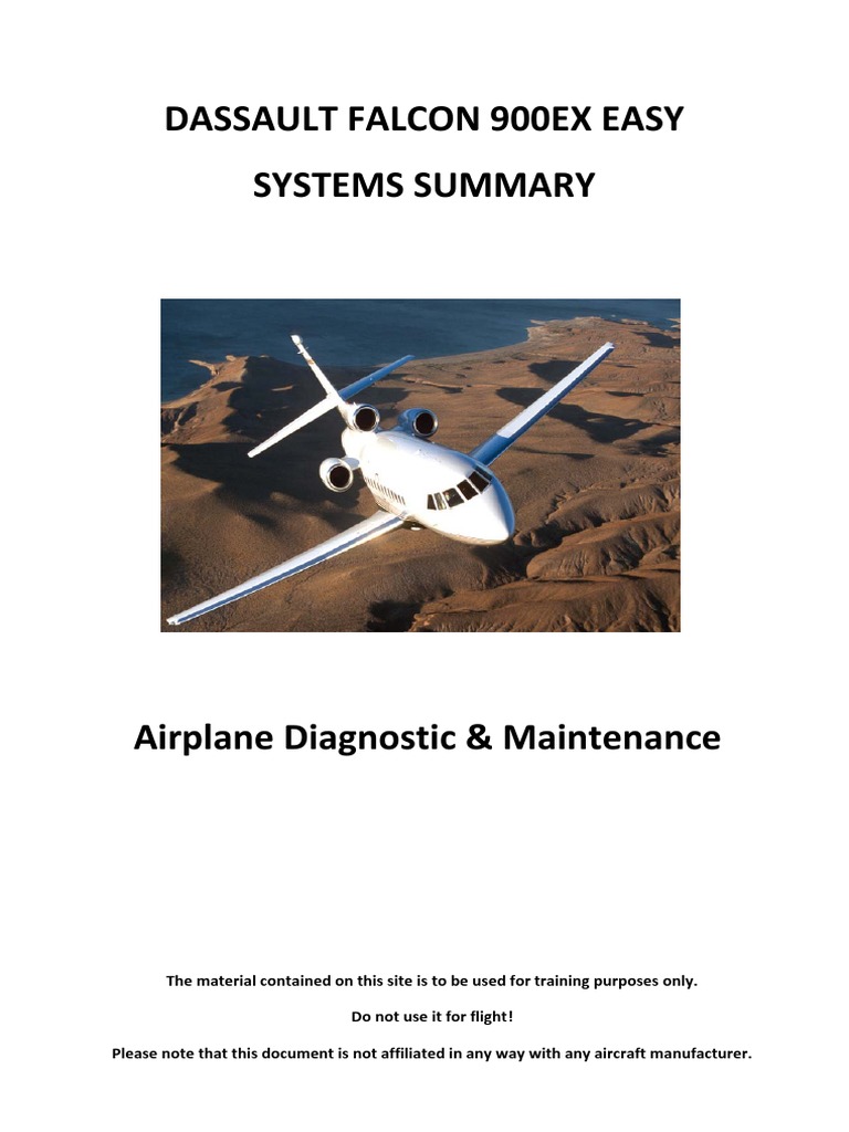 F900EX-Airplane Diagnostic and Maintenance | PDF | Cockpit | Avionics