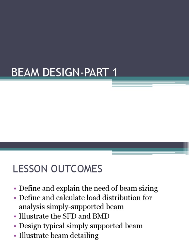 Topic 6-Beam Design | Download Free PDF | Beam (Structure) | Bending