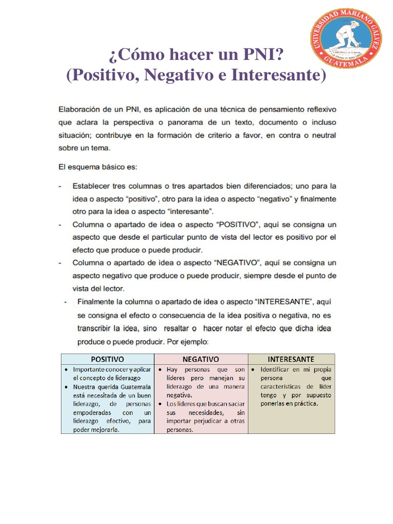 Cómo Hacer Un PNI | PDF | Naturaleza