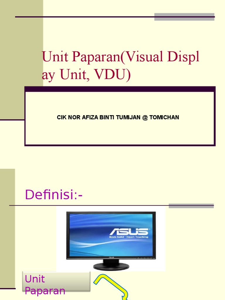 Vdu | PDF