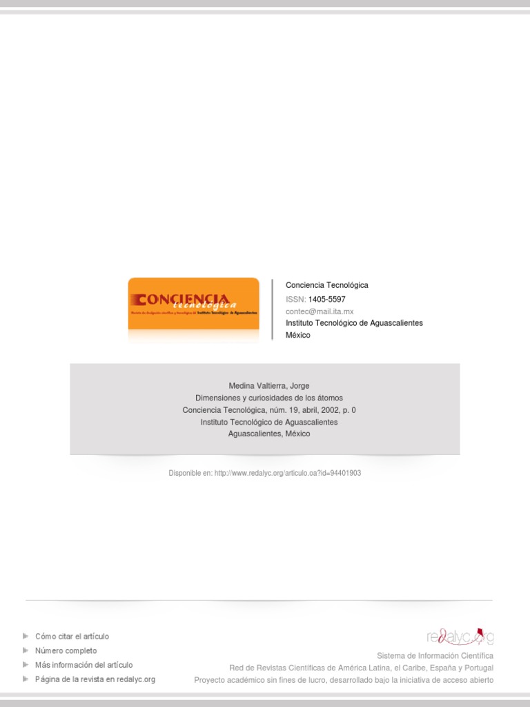 Dimensiones y curiosidades atómicas | PDF | Protón | Núcleo atómico