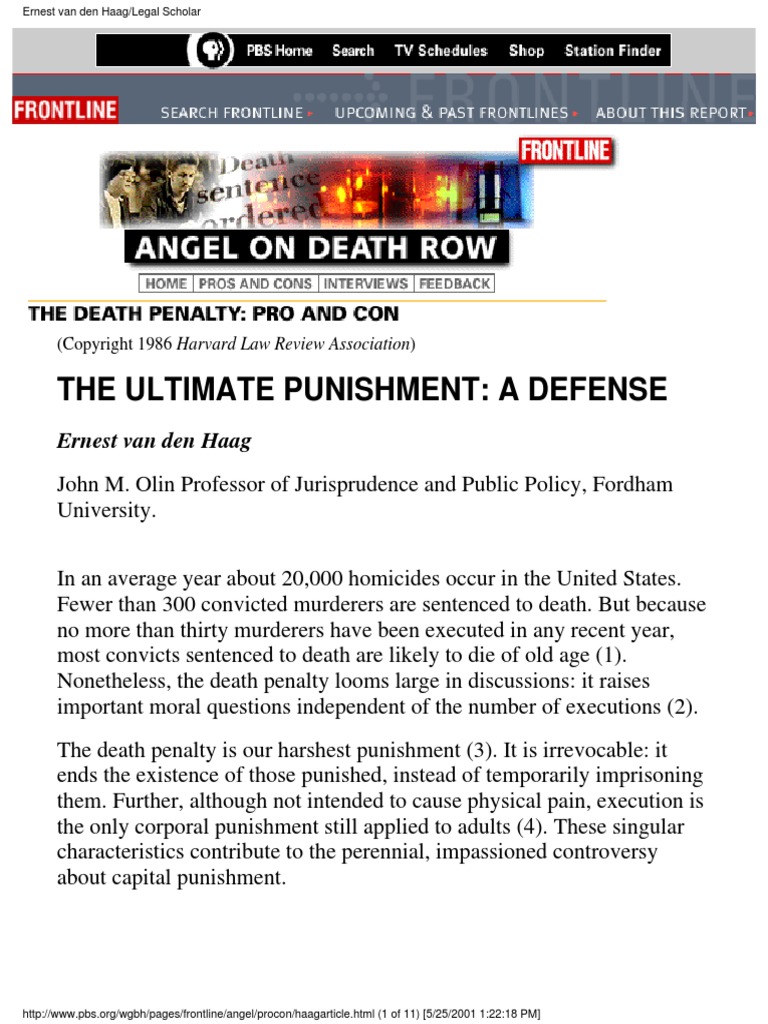 The Ultimate Punishment | PDF | Capital Punishment | Punishments