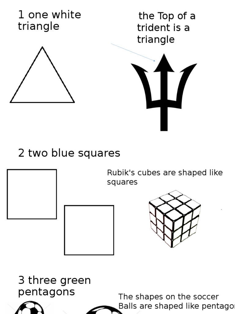 Colorful Shapes and Real-World Examples | PDF