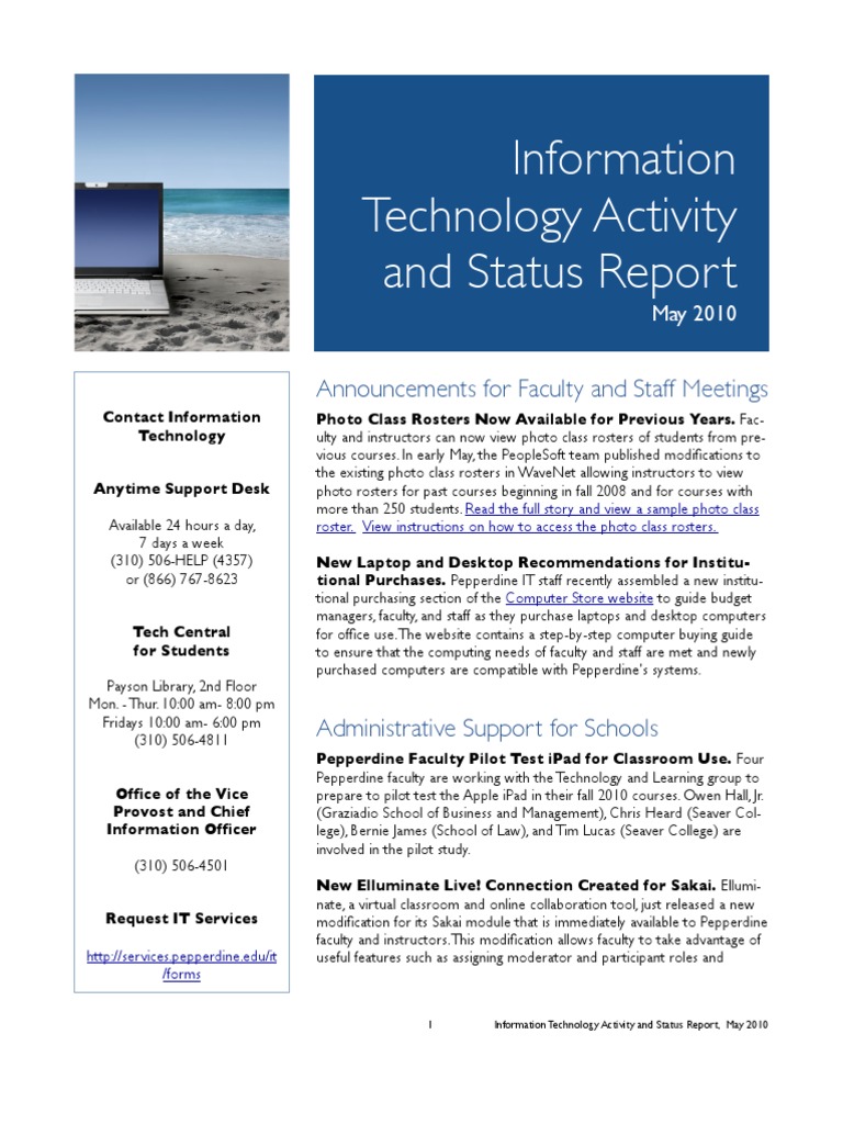 Faculty & Staff IT Updates | PDF | Information Technology | Educational ...