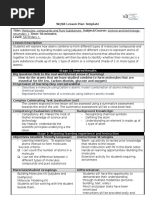 5e Lesson Plan Periodic Table | PDF | Periodic Table | Chemical Elements