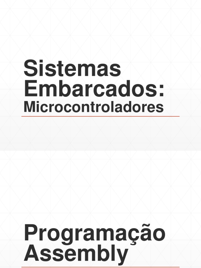 Programacao Assembly 8051 | PDF | Linguagem Assembly | Byte