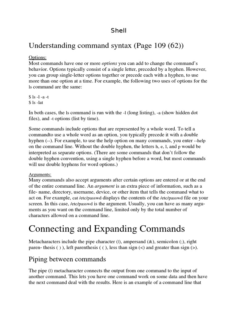 Linux | PDF | Command Line Interface | Computer File