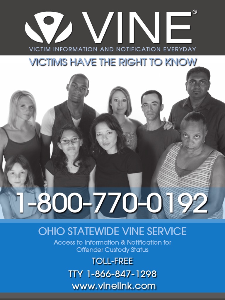 Ohio VINE: Victim Notification Service | PDF | Social Science