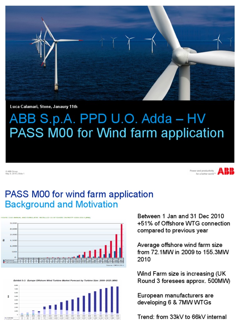 PASS For Wind Farm Application | PDF | Transformer | Wind Turbine