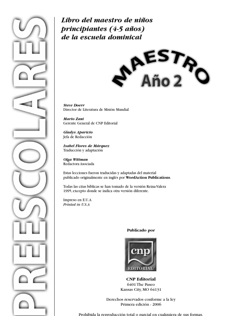 Preescolares Ma Unidad1 2 | PDF | Jesús | Educación de la primera infancia