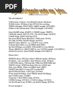 Irregular Verbs Rap Song | PDF