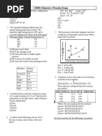 ACS Practice Exam | PDF | Reaction Rate | Chemical Polarity