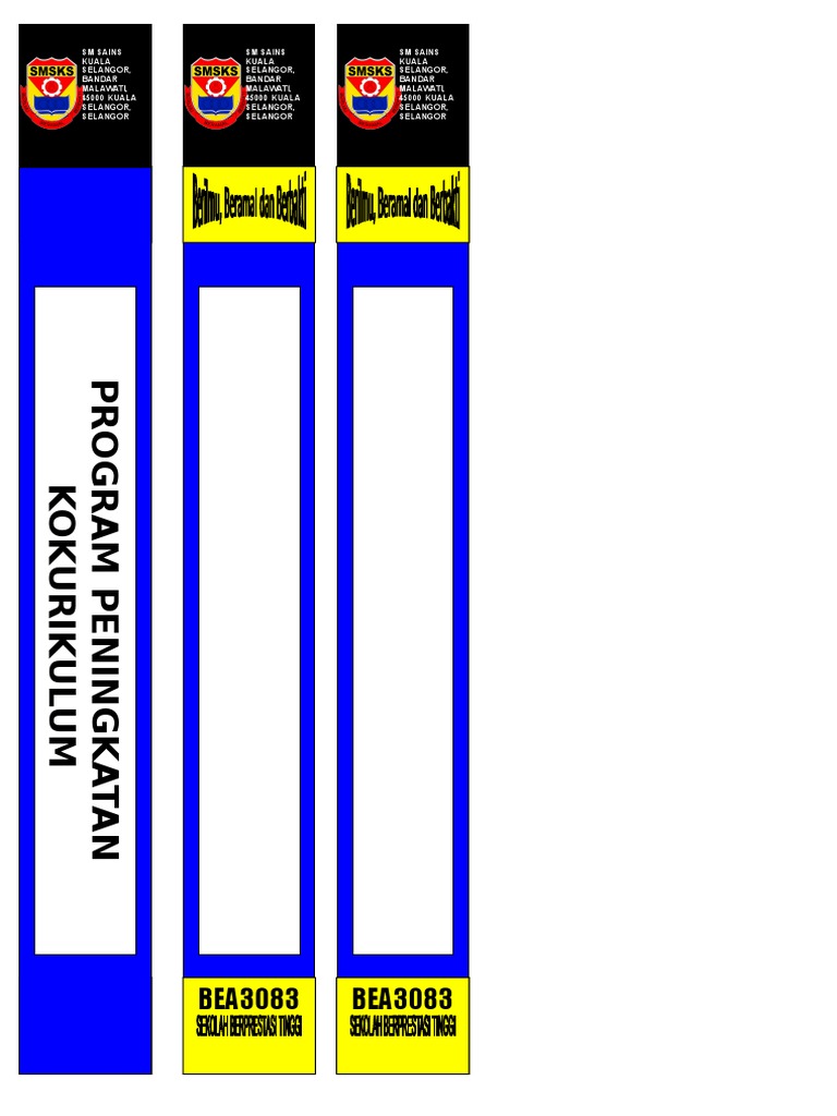 Template Tepi Fail - Kecil KOKU | PDF