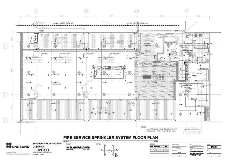 Fire Service Sprinkler System Plan | PDF