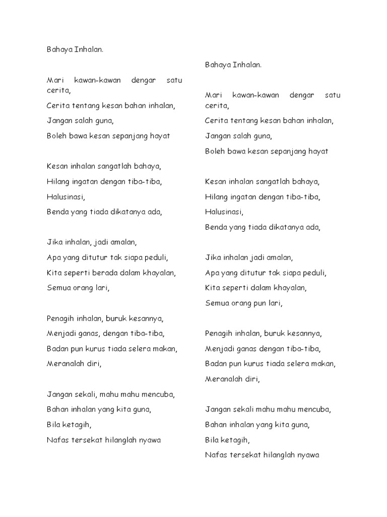 Lagu Inhalan | PDF