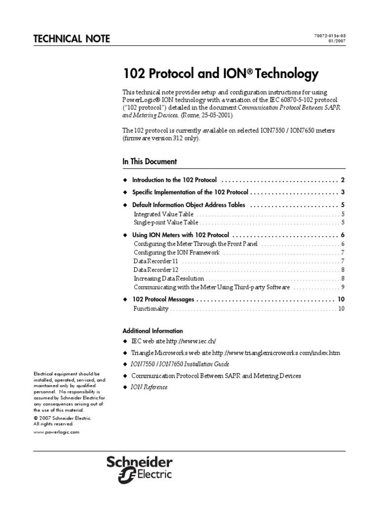 Protocol and ION Technology | PDF | Communications Protocols | Network ...
