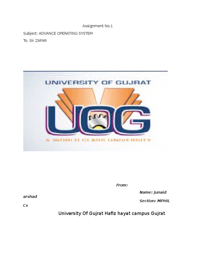 ADV OS Assignment on Types and Features | PDF | Operating System | Linux