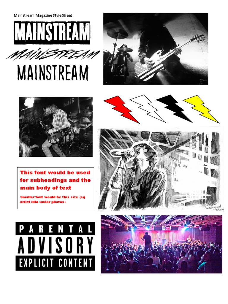 Mainstream Magazine Style Sheet | PDF