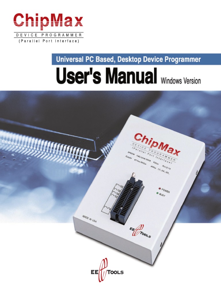 ChipMax Manual | Download Free PDF | Microcontroller | Flash Memory