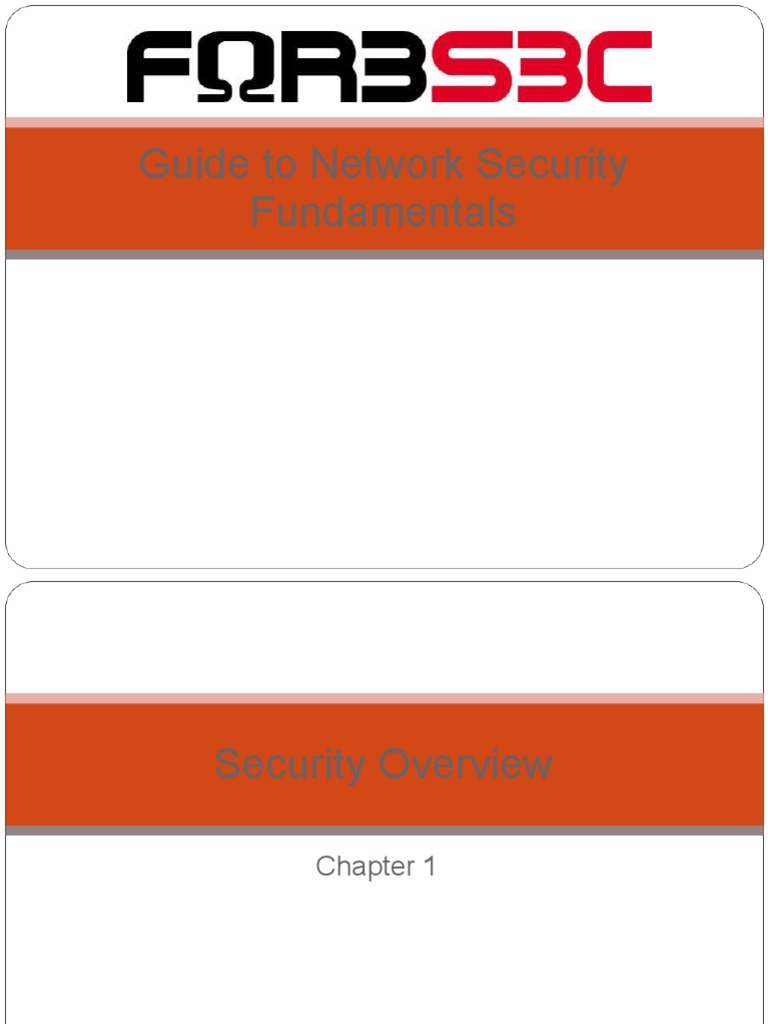 Guide To Network Security Fundamentals | PDF | Computer Security | Security