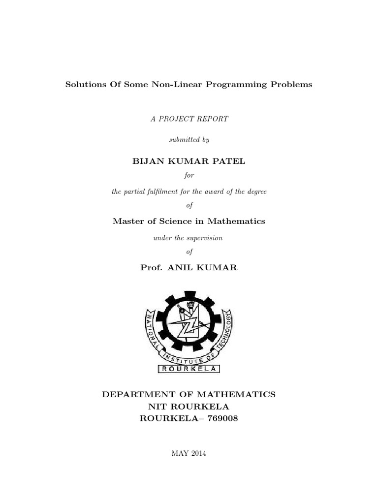 Beales method | Nonlinear Programming | Mathematical Optimization