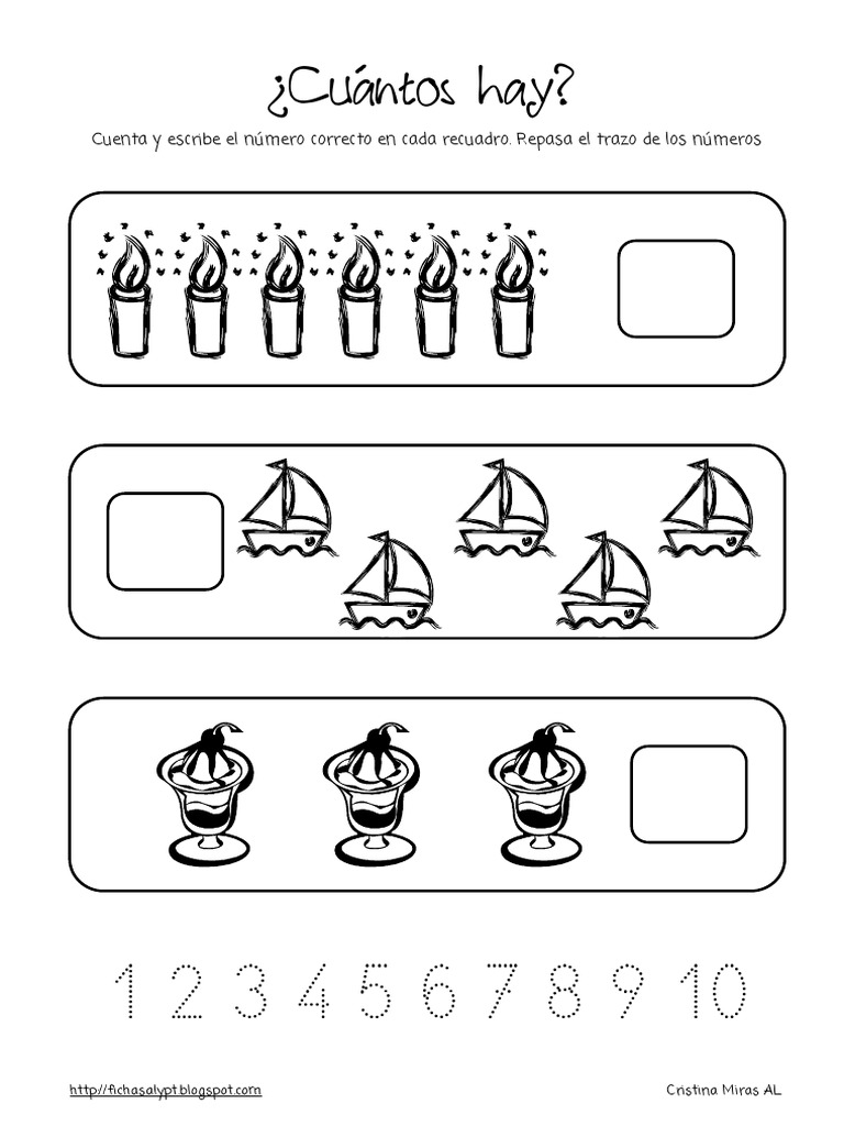 Conteo 1-10 PDF | PDF