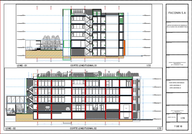 7 Cortes Longitudinales | PDF