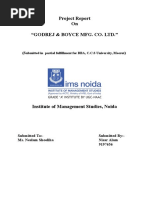 Field Project Report Format | PDF