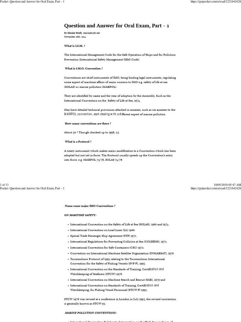 Question and Answer for Oral Exam, | Transport | Nature