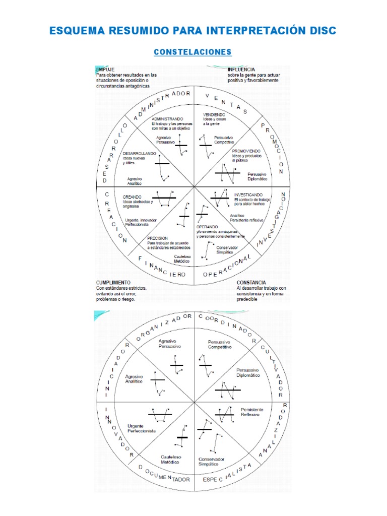 Esquema Resumido para Interpretación Disc | PDF | Toma de decisiones ...