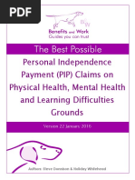 PIP Activities, Descriptors, and Points | PDF | Wellness | Medical