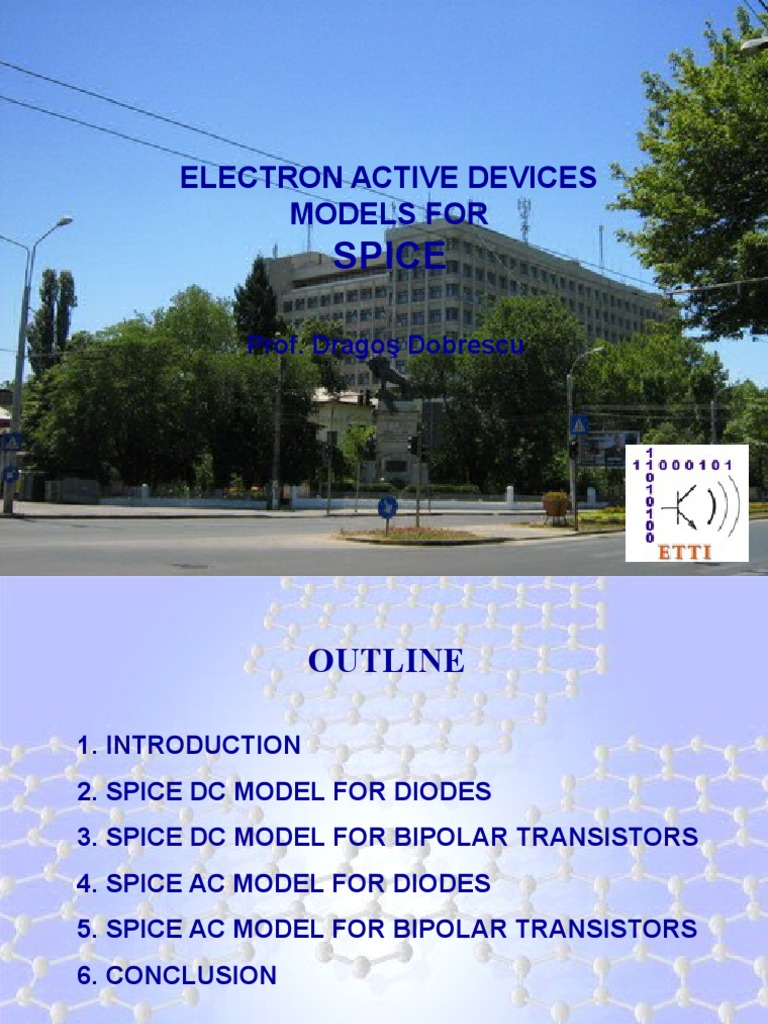 Spice: Electron Active Devices Models For | PDF | Spice | Electronic ...