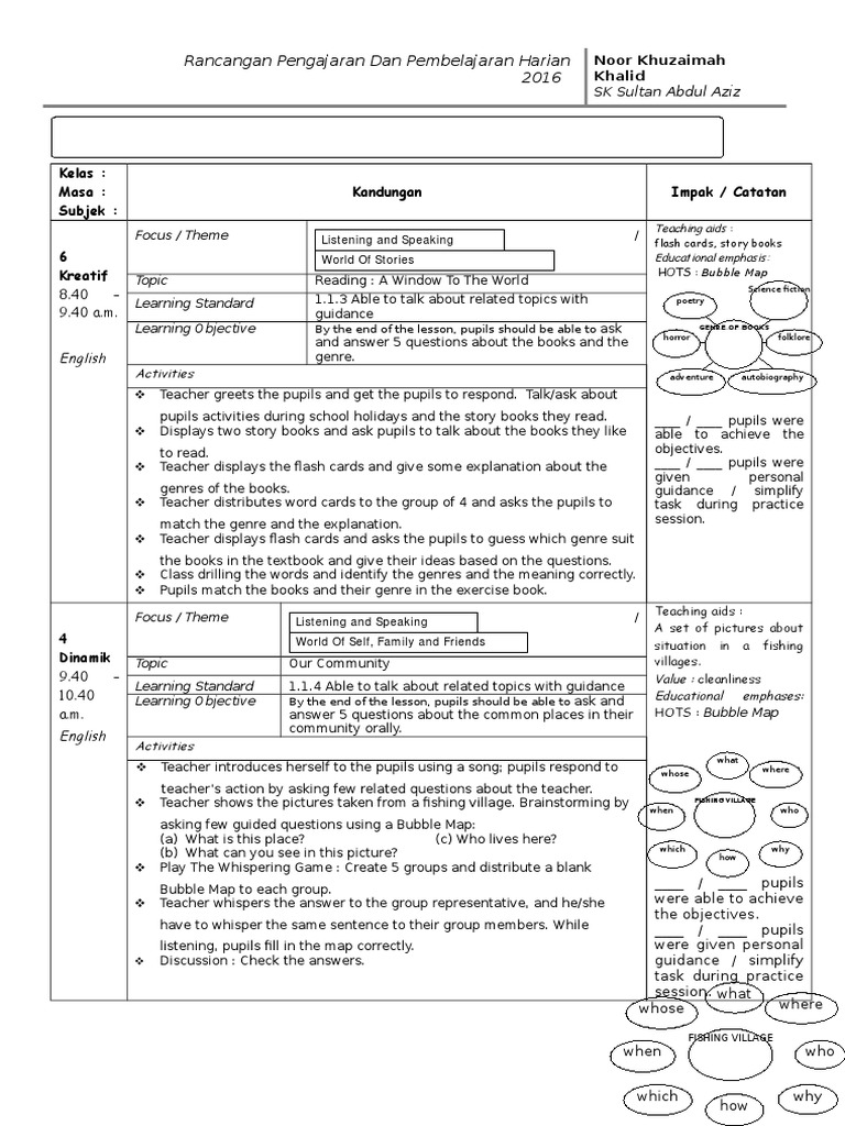 English Lesson Notes | PDF | Punctuation | Reading Comprehension
