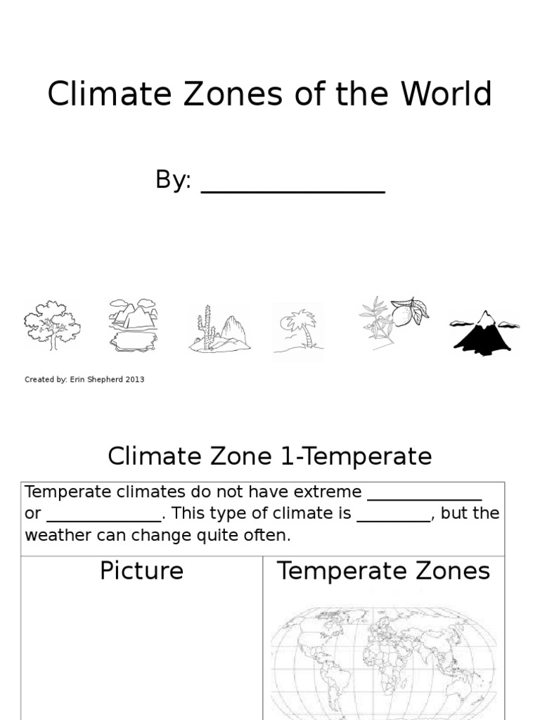 Climate Zones Booklet | PDF | Climate | Tropics