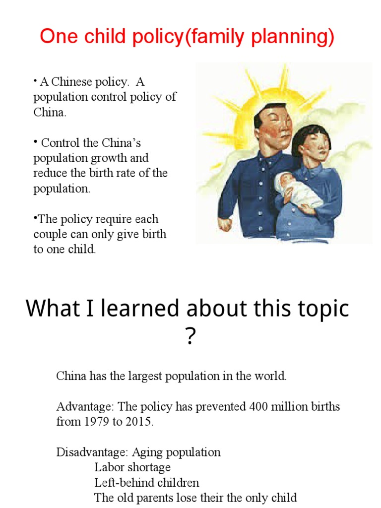 China's One-Child Policy Overview | PDF