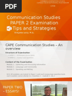 Cape Communication Studies Past Paper Answers | PDF | Writers ...
