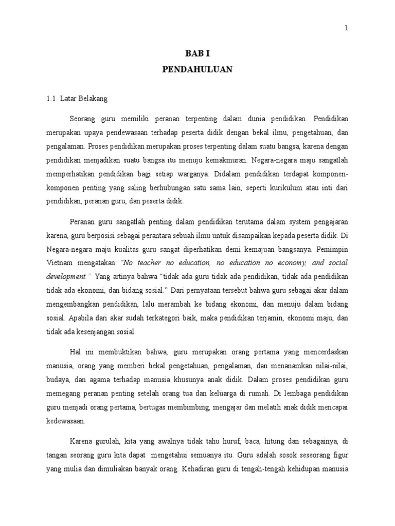 Makalah Kompetensi Profesional Guru - Stevany | PDF