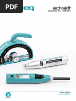 Schmidt Hammer Test Specifications | PDF