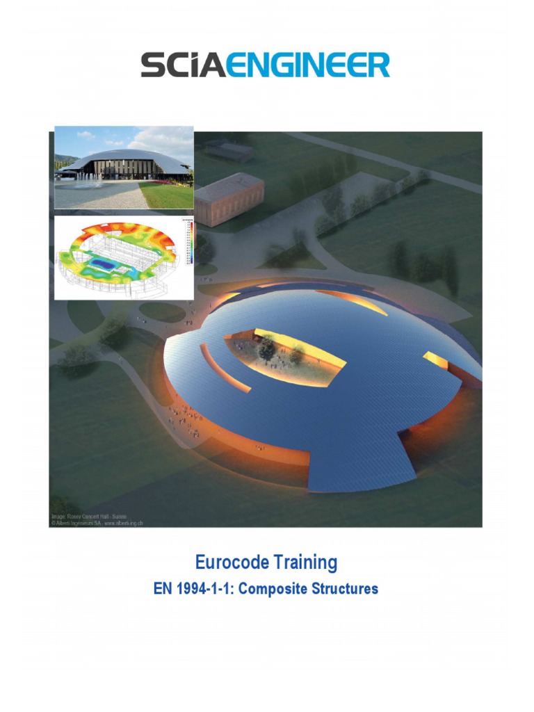 Eurocode Training: EN 1994-1-1: Composite Structures | PDF | Beam ...