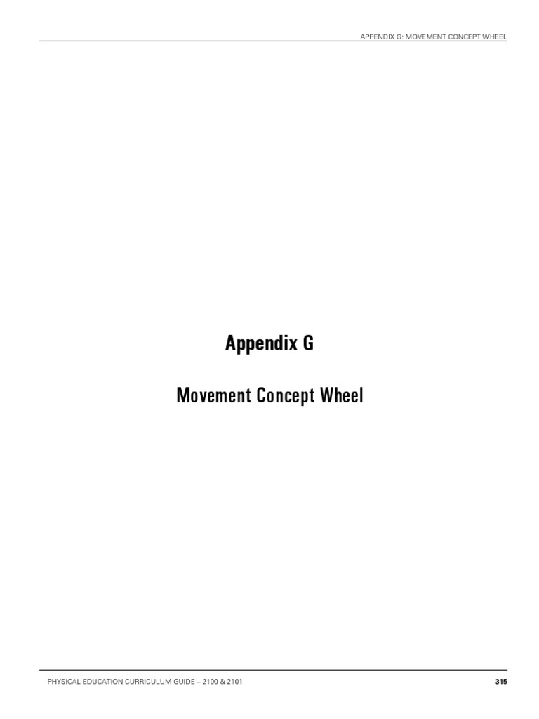 Movement Wheel 1 | PDF