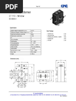 CT101 Current Transformers Catalog | PDF | Electronics | Equipment
