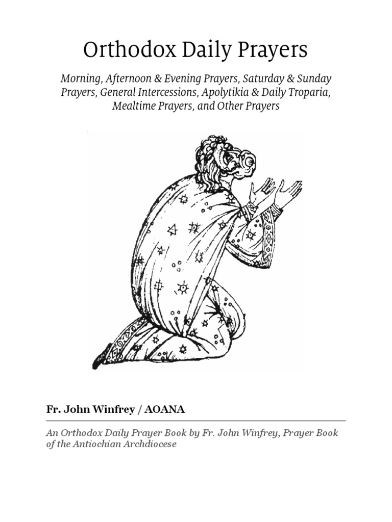 Orthodox Daily Prayers | PDF | Religious Behaviour And Experience | Religious Belief And Doctrine