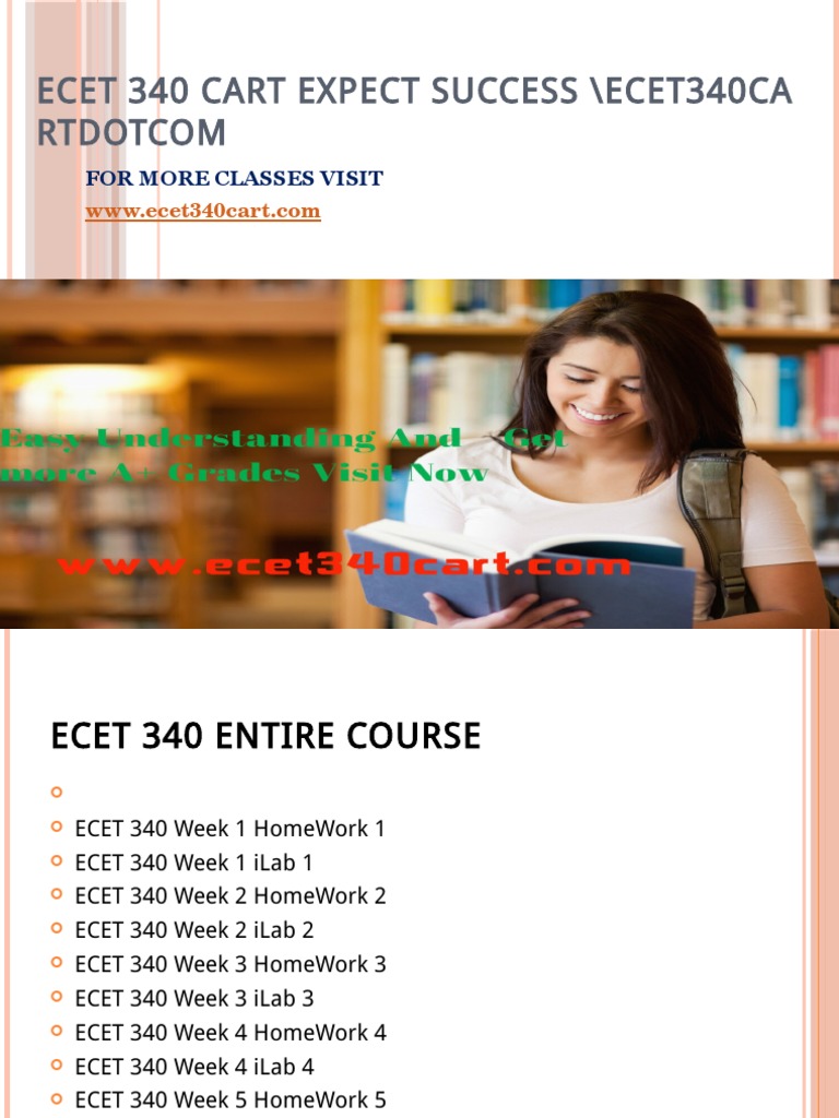 ECET 340 CART Expect Success Ecet340cartdotcom | PDF | Analog To ...