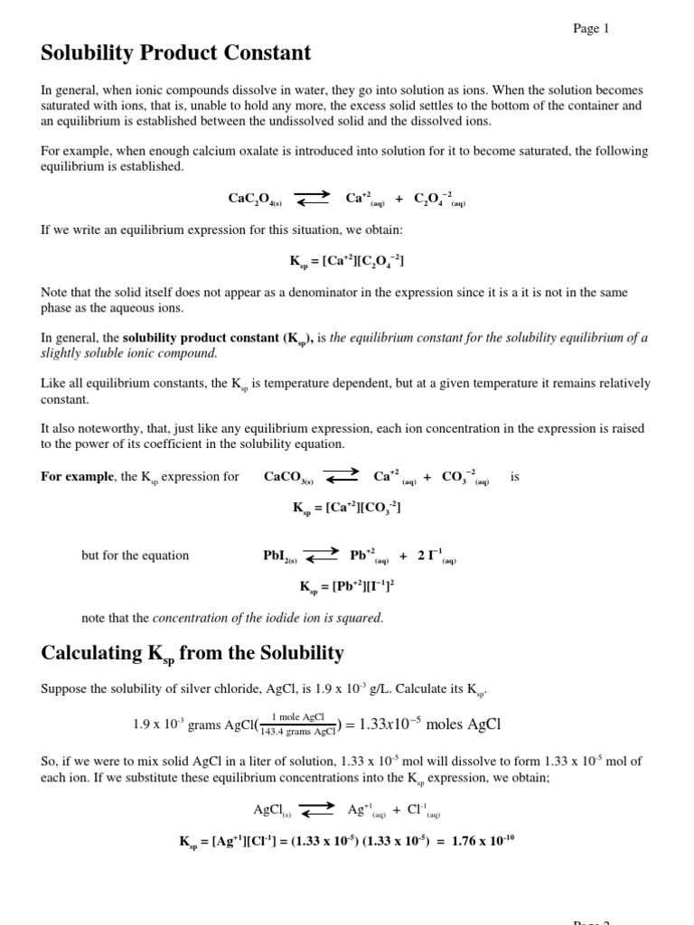 Solubility | PDF | Molar Concentration | Solubility